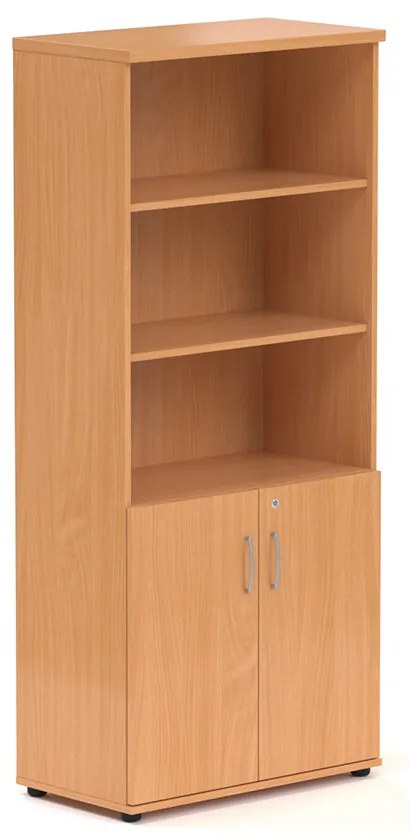 Vysoká skříň Visio 80 x 38,5 x 183,5 cm, buk