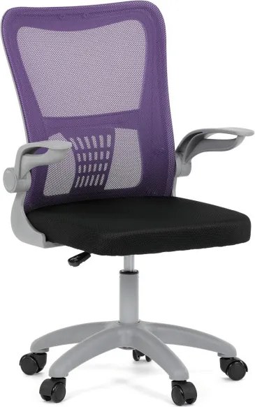 Dětská otočná židle fialová KA-K2008 PUR