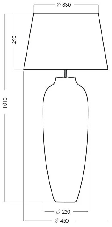 4concepts Designová stolní lampa MONACO