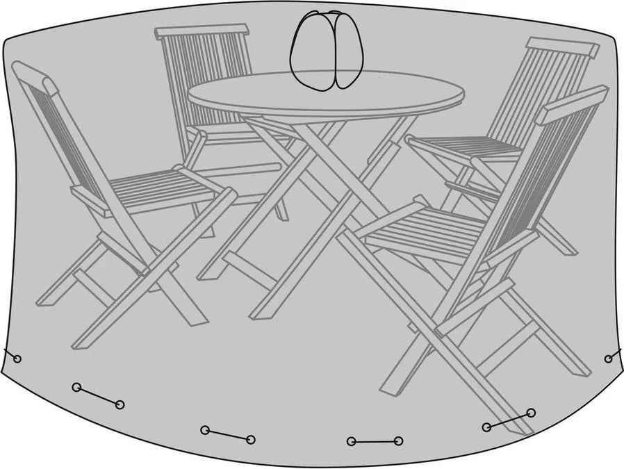 Ochranný obal pro zahradní stůl ø 185 cm – House Nordic