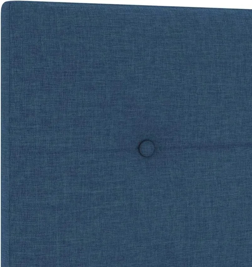 Výškově nastavitelné čelo postele s čelo Modrá 180 cm textil 3337853