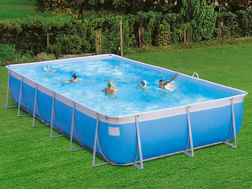 Technypools Bazén CALIFORNIA 550 STD 5,66 x 4,36 x 1,25 m (9780P) Barva: šedá