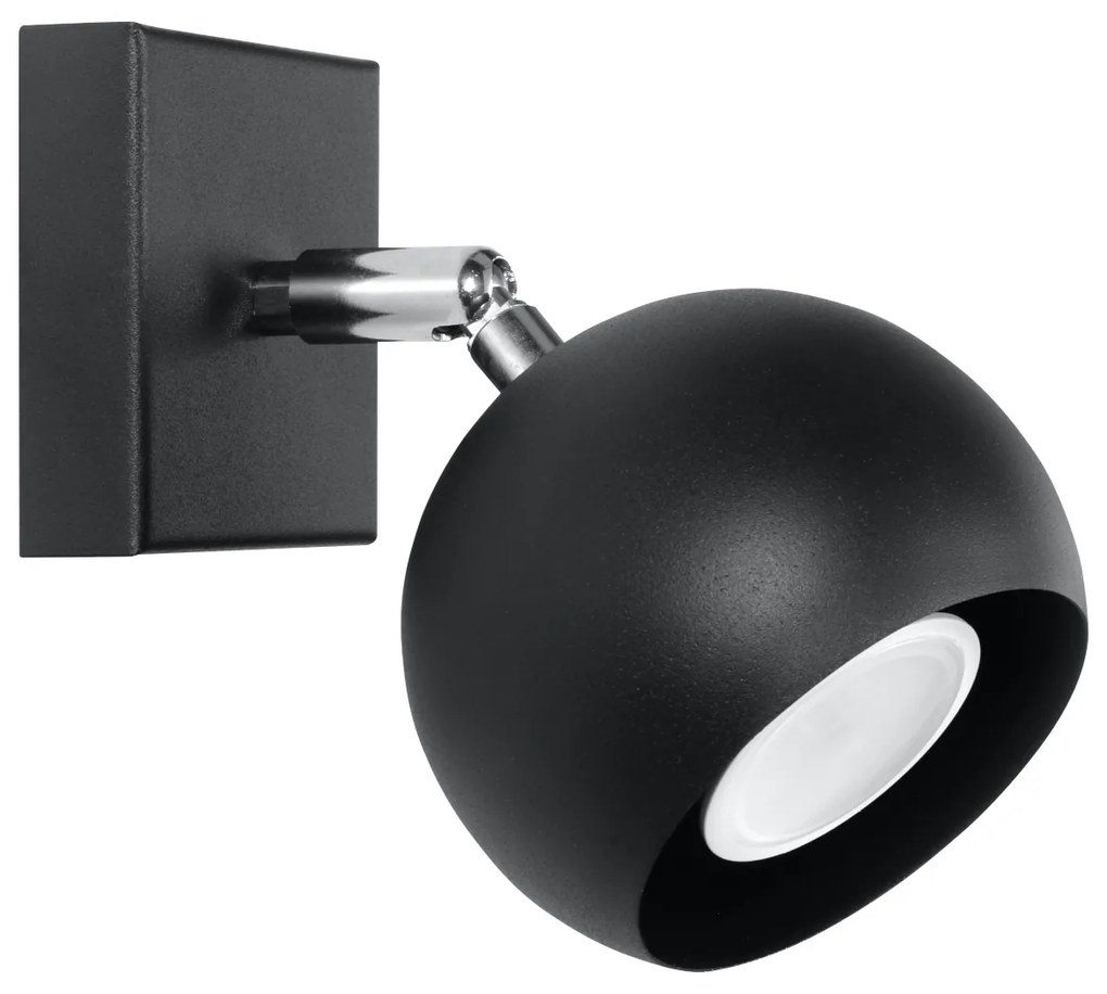 Sollux Lighting Nástěnné svítidlo OCULARE Černá