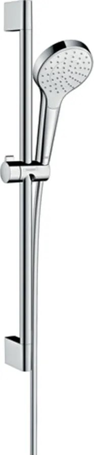 Hansgrohe Croma Select S, sprchová sada 1jet se sprchovou tyčí 65 cm, bílá/chromová, HAN-26564400