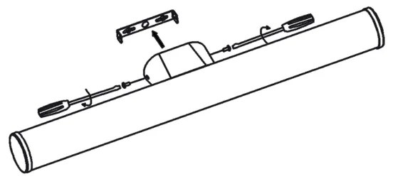 Top Light - LED Koupelnové osvětlení zrcadla MADEIRA LED/8W/230V 40 cm IP44