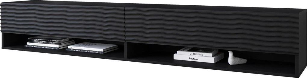 XXXLutz NÍZKÁ KOMODA, černá, 180/30/32 cm P & B - Online Only TV příslušenství - 002778000411