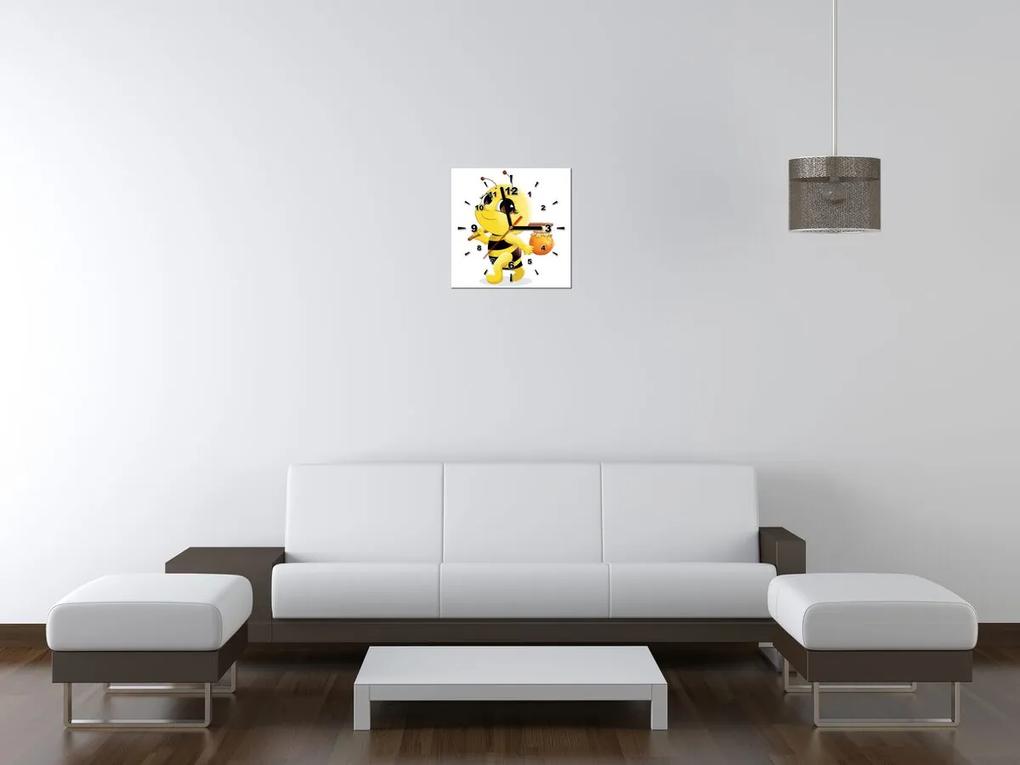 Gario Obraz s hodinami Včelka s medem Rozměry: 30 x 30 cm