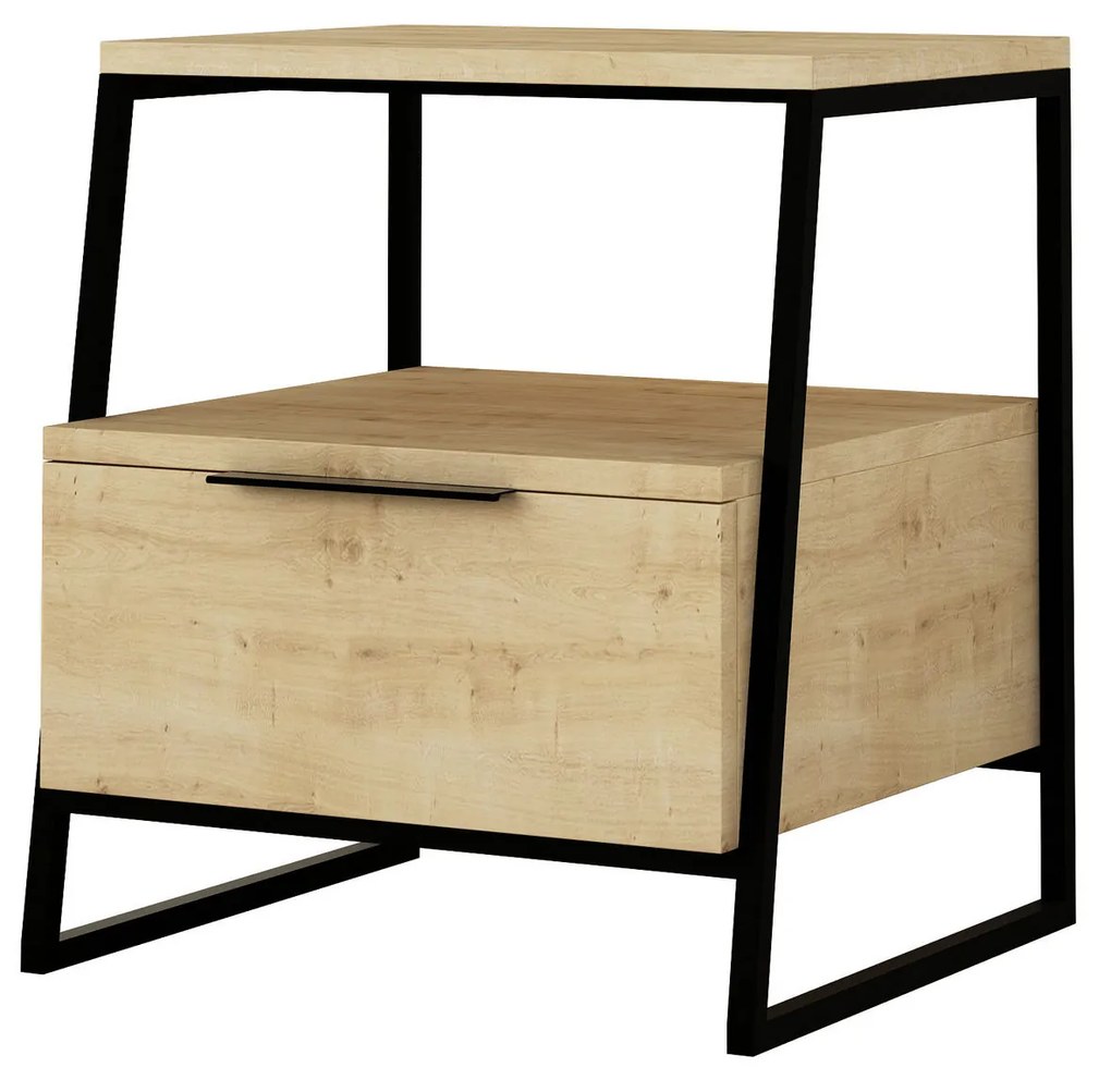 Kalune design Noční stolek PAL dub 855DTE3548