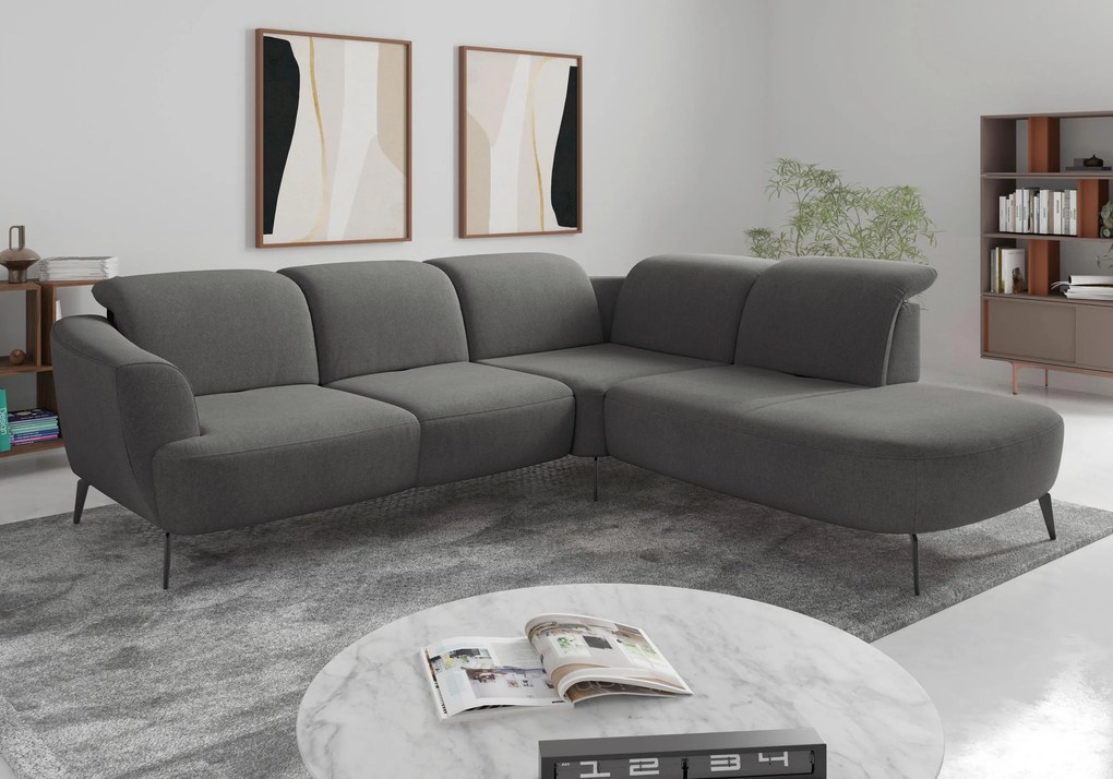 XXXLutz ROHOVÁ SEDAČKA, textil, jílová barva Sit & More - Sedací soupravy - 00014401852M