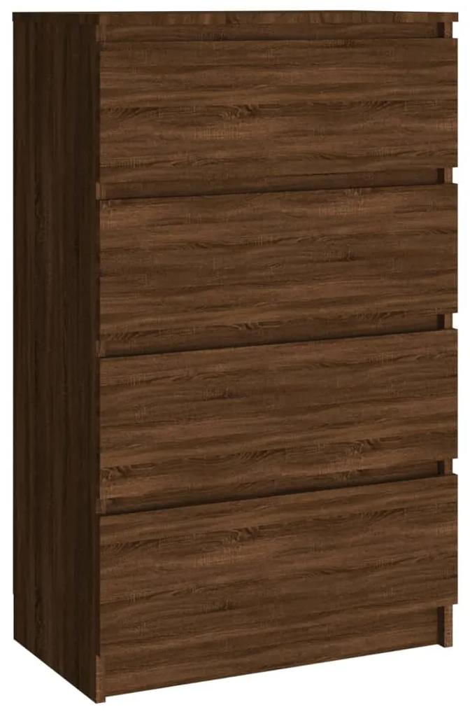 vidaXL Příborník hnědý dub 60 x 35 x 98,5 cm kompozitní dřevo