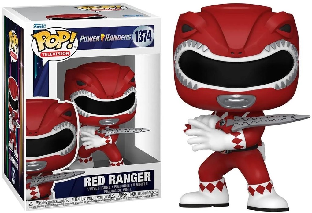 Funko pop tv: mmpr 30th- red ranger
