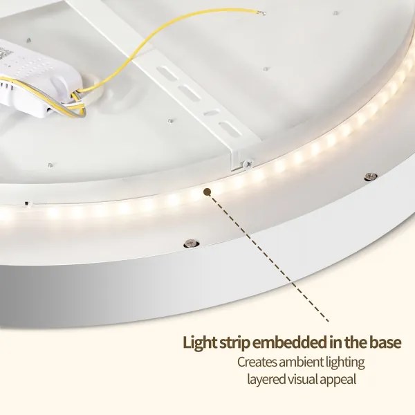 Brilagi - LED Stmívat. svítidlo GLASS POOL DOUBLE LED/80W/230V 60 cm bílá + DO