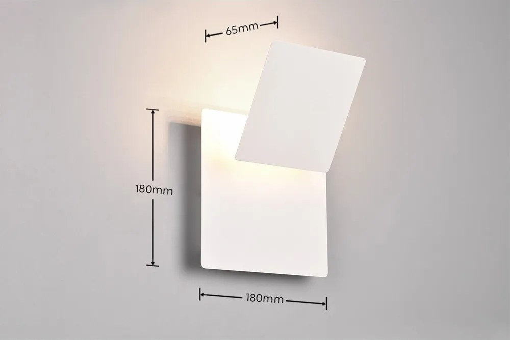 Bílé LED nástěnné svítidlo Mio – Trio
