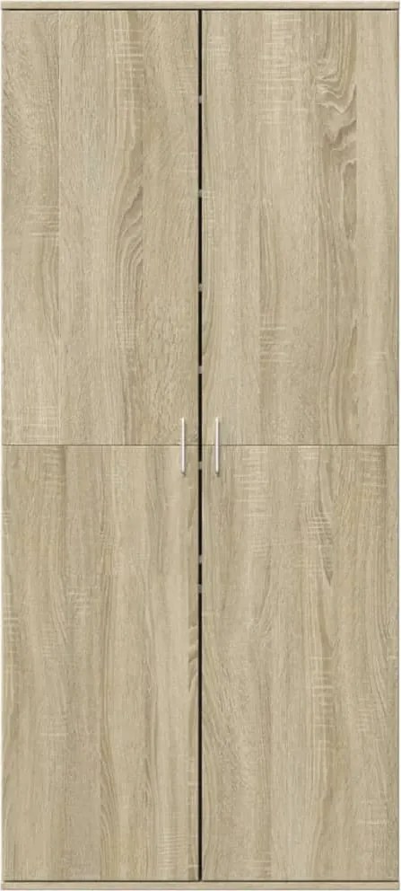 Botník dub sonoma 80 x 39 x 178 cm kompozitní dřevo 3276674