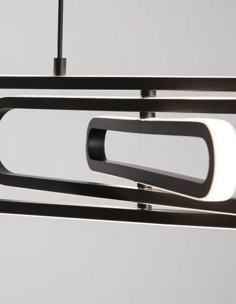 LED lustr Arte 64 černé