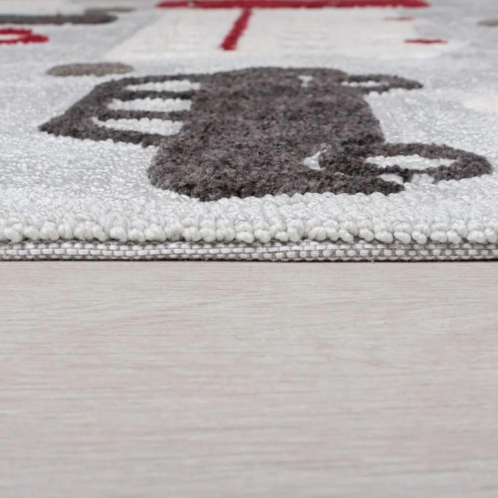 Flair Rugs koberce Kusový koberec Zest Kids City Buzz Grey/Multi Rozměry koberců: 100x150