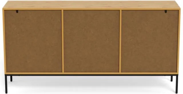 Komoda Palmdale 158 cm dub divoký/černý