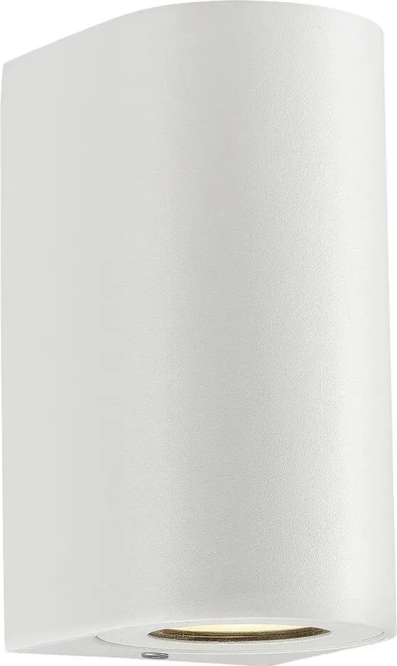 NOR 49721001 Venkovní nástěnné svítidlo Canto Maxi 2 2x28W GU10 bílá čirá - NORDLUX