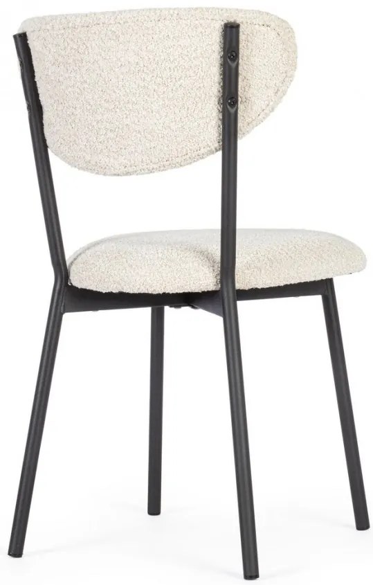 BIZZOTTO Jídelní židle LUDMILLA bílá 0743868