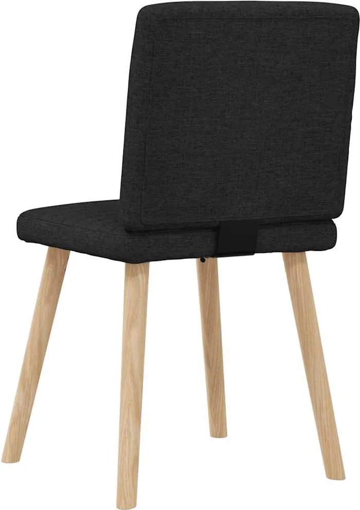 Jídelní židle 6 ks černé textil 3315546