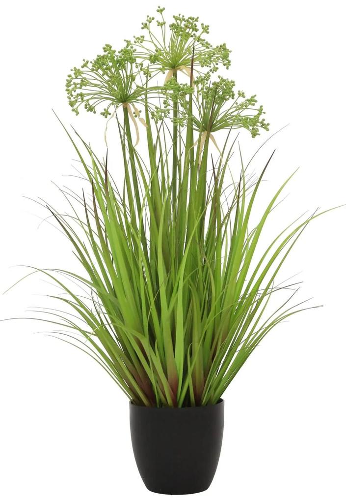Umělá polní tráva v květináči Angelica 90 cm