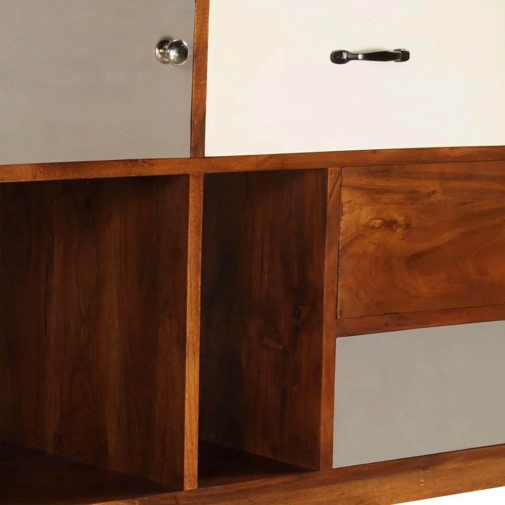 Příborník 115 X 35 X 86 Cm Masivní Akáciové Dřevo