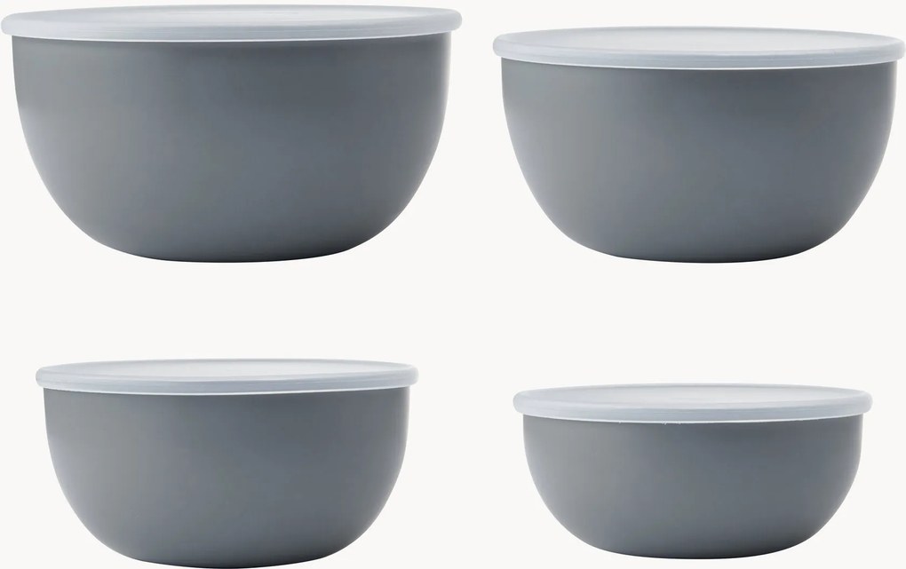 Sada nádob na přípravu jídla's víčky KitchenAid, 4 díly