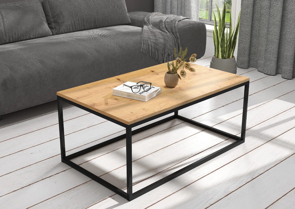 ADRK Furniture Konferenční stolek NARISA 100x60 CT-NAR-B-A