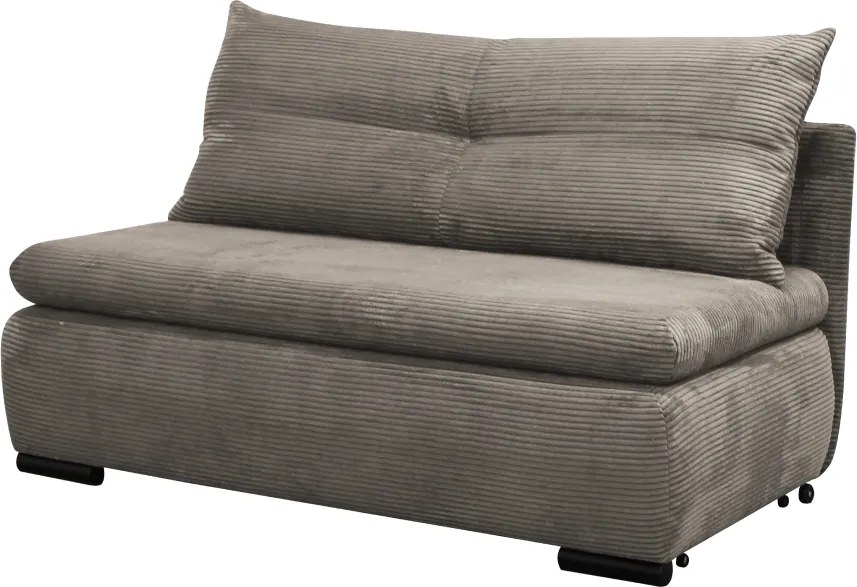 Rozkládací křeslo, šedobéžová Taupe, KENY 2R