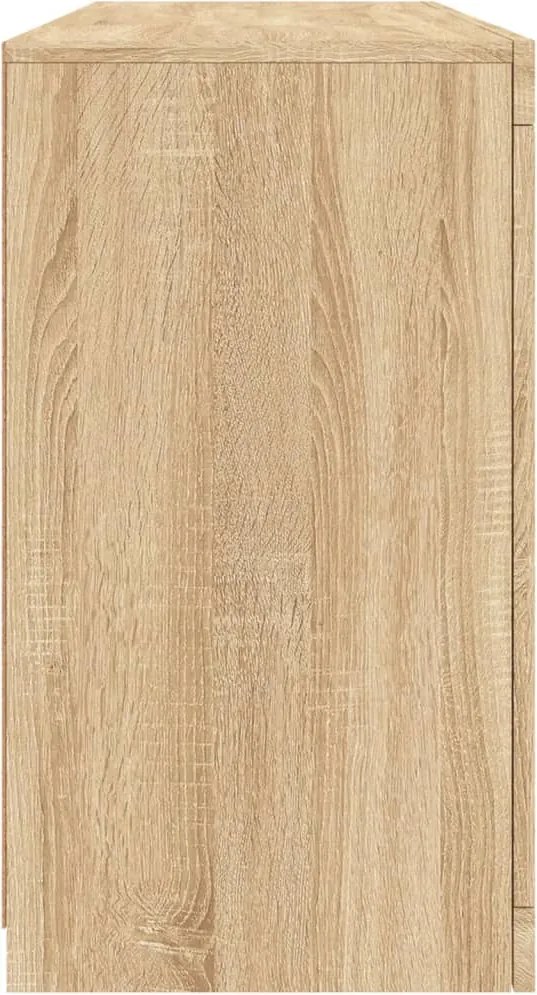 Příborník s LED osvětlením dub sonoma 142,5 x 37 x 67 cm 3209088
