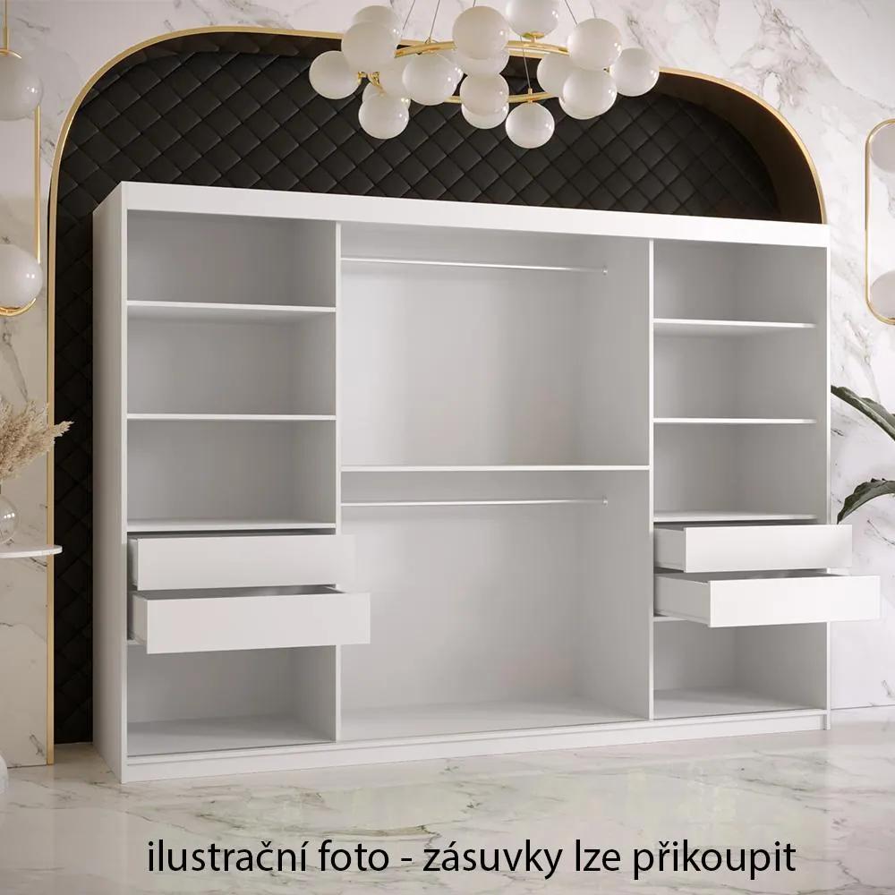 Šatní skříň Bluszcz 2 | 250 cm | bílá