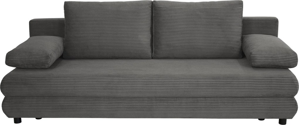 XXXLutz ROZKLÁDACÍ POHOVKA, textil, tmavě šedá home24 - Rozkládací sedačky - 002991005005