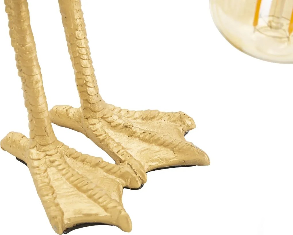 Stolní lampa Flamingo 39,5 cm zlatá