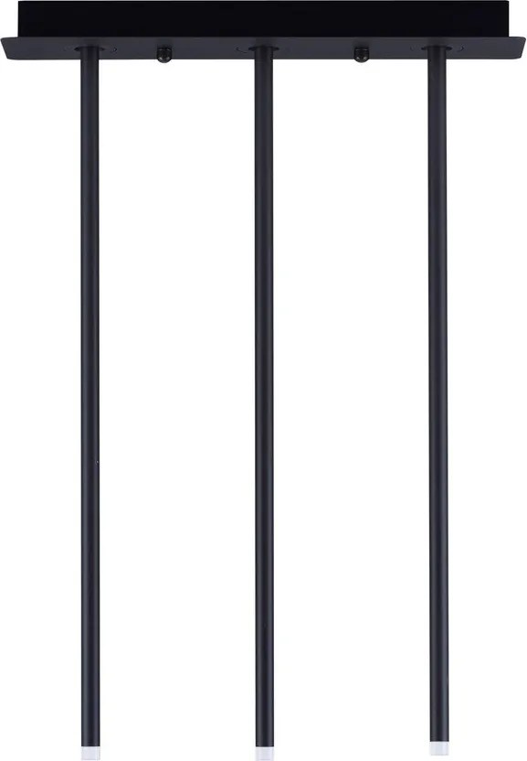 Matně černé hliníkové LED stropní svítidlo s ohybatelnou konstrukcí 10x45 cm Stilvi – Nova Luce