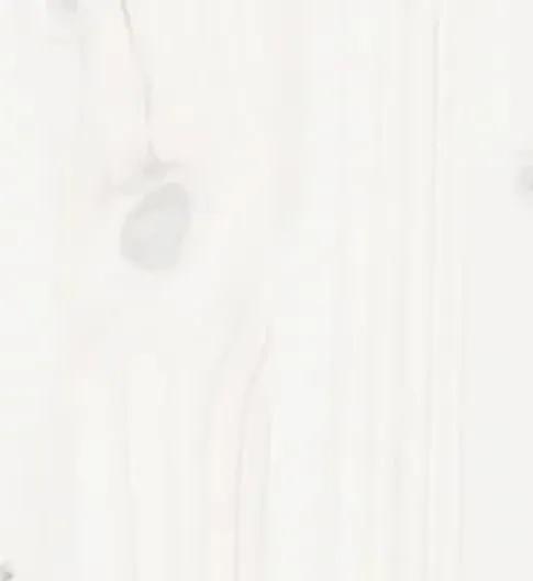 vidaXL Domeček pro kočky 60 x 36 x 60 cm masivní borové dřevo [822453] Barva: Bílá
