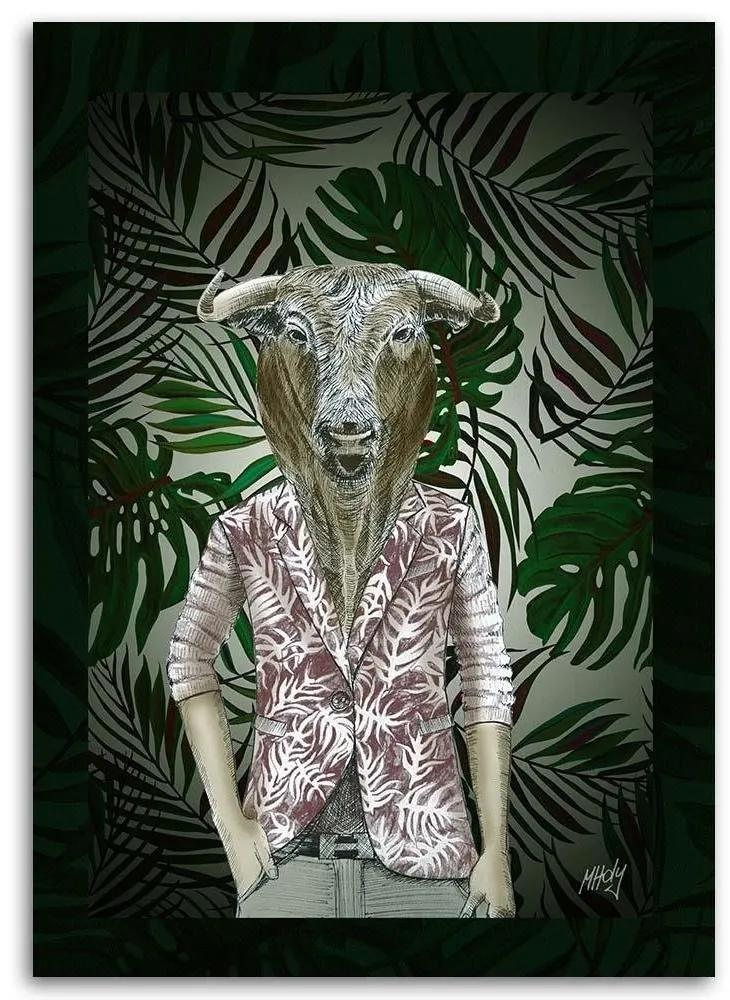 Gario Obraz na plátně Býčí hlava v lidském těle - Marta Horodniczy Rozměry: 40 x 60 cm