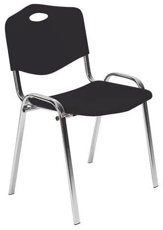 Nowy Styl  Plastová jídelní židle ISO Chrom, zelená
