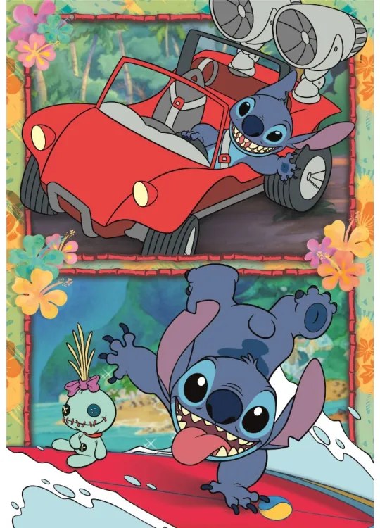 Clementoni - Puzzle 104 super Disney Stitch