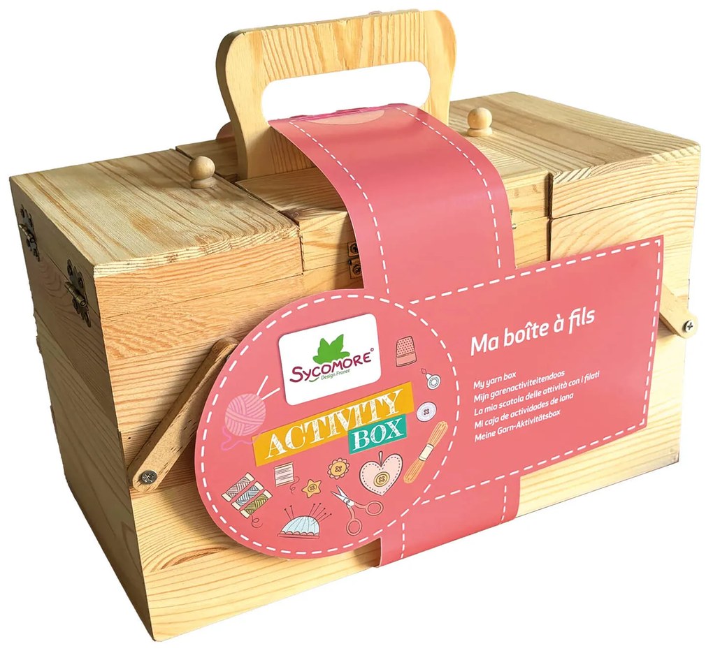 Activity Box - pletení a šití