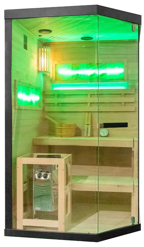 BPS-koupelny Finská sauna Relax HYD-4781 120x120, 2 osoby