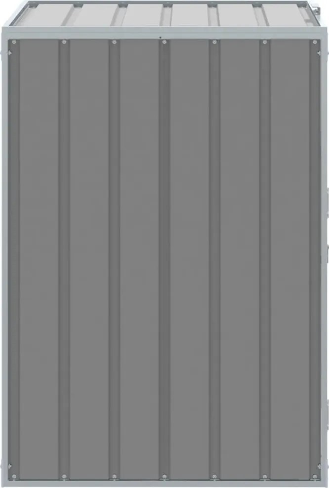vidaXL Box na 1 popelnici 72 x 81 x 115 cm ocel [4006171] Barva: antracitová