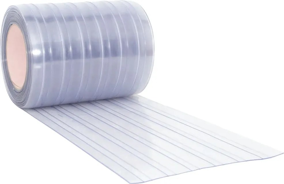 Závěs do dveří průhledný 300 mm x 2,6 mm 25 m PVC 153864