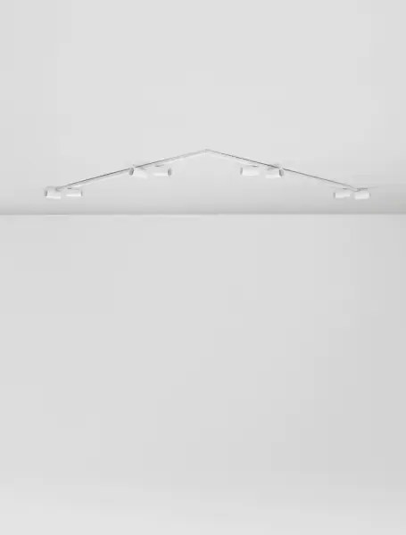 Minimalistické bodové svítidlo Oso 8 Bílá