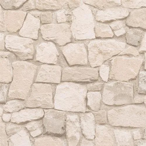 Papírové tapety na zeď Il Decoro kámen světle hnědý