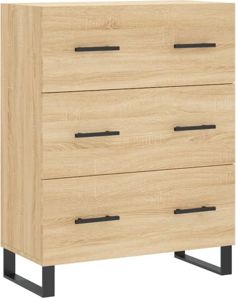 Skříň highboard dub sonoma 69,5 x 34 x 180 cm kompozitní dřevo 3195870