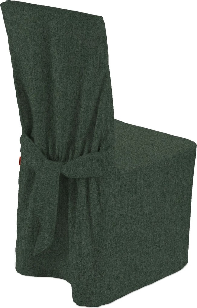 Návlek na židli barva zelená látka pletený vzor