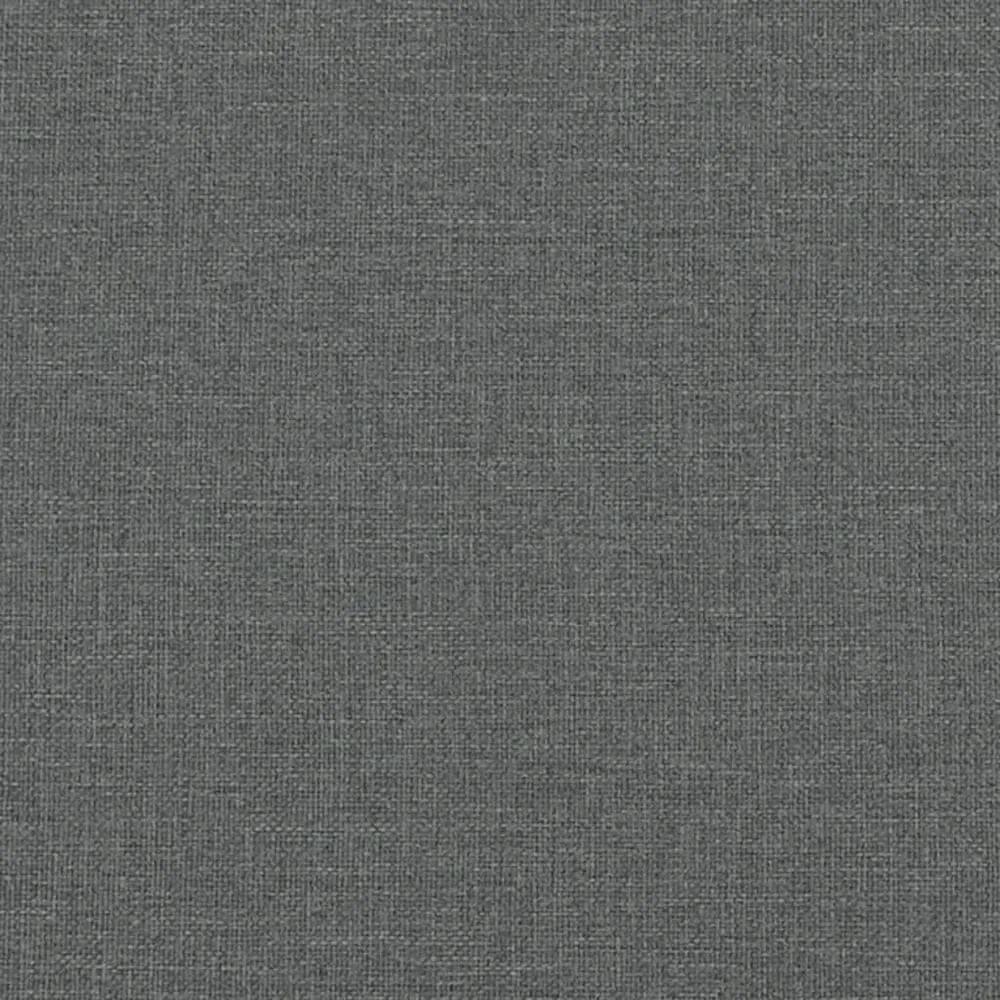 Petromila Chesterfield pohovka 2místná tmavě šedá textil
