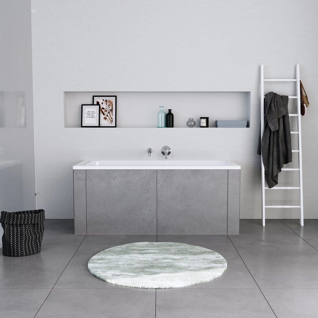 Duravit DuraLavant obdélníková vana, pro instalaci, bílý sanitární akrylát