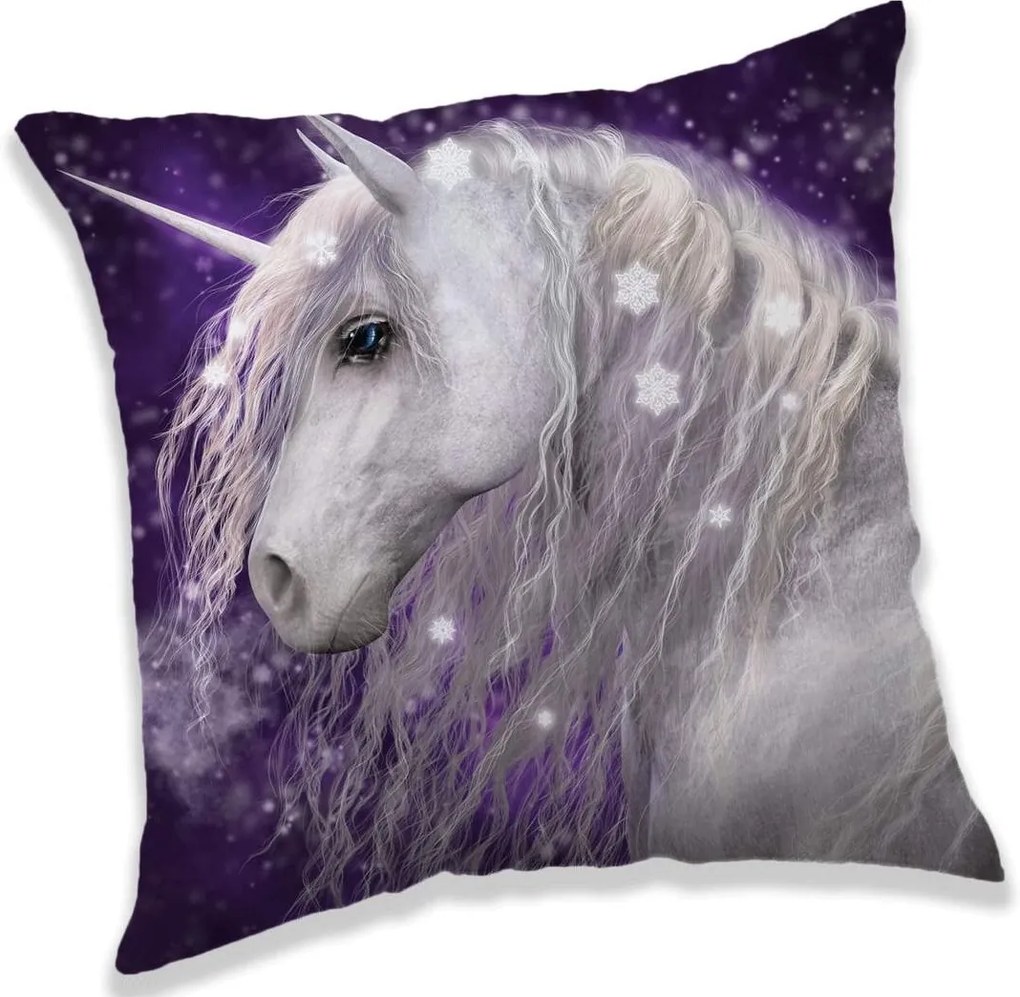 Jerry Fabrics Dětský polštář Unicorn purple