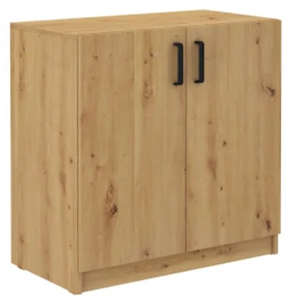 Skříňka dolní dvoudveřová MALTA, 80x80,5x43,5, dub artisan